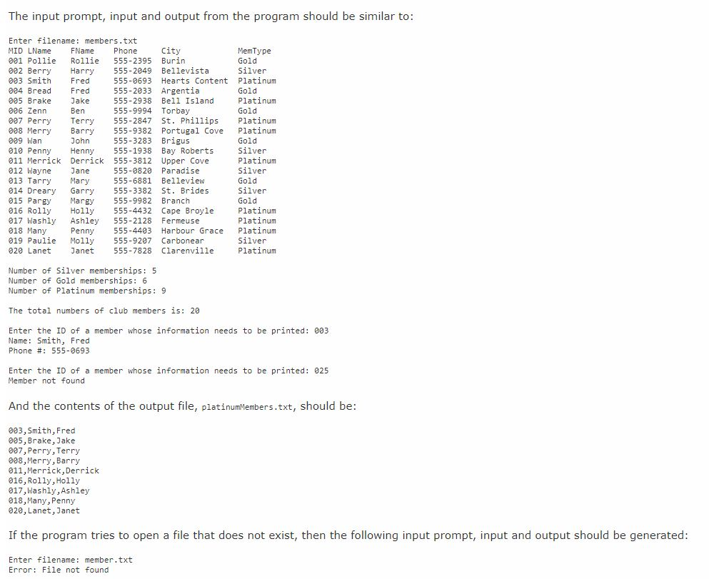 Solved A PYTHON PROGRAM!! Assume you are given an input | Chegg.com