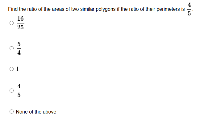 Solved Find the ratio of ﻿the areas of ﻿two similar polygons | Chegg.com
