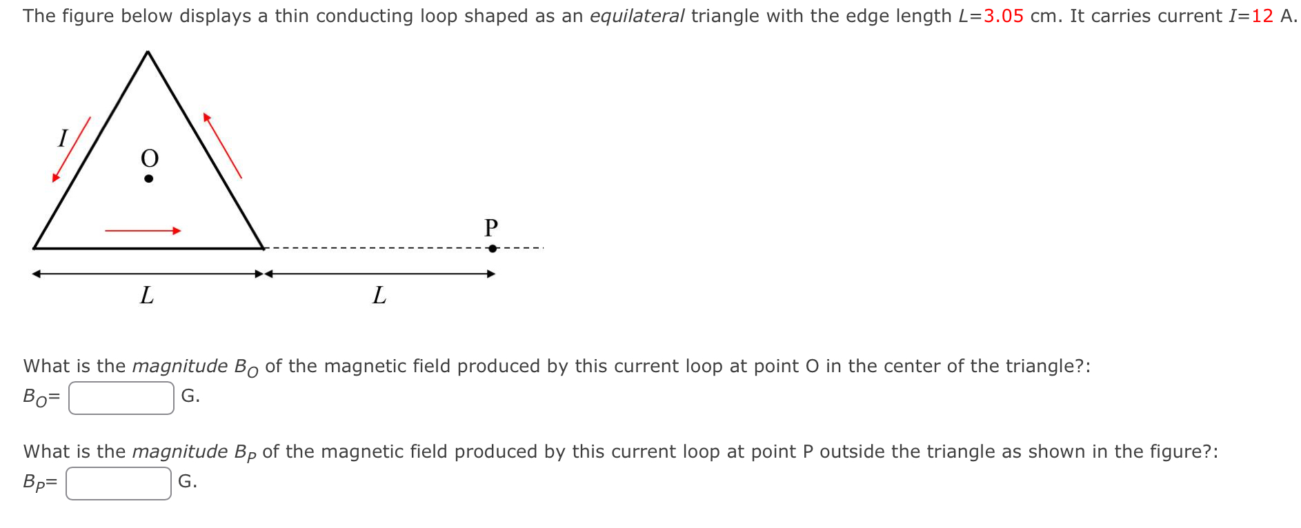 Solved The figure below displays a thin conducting loop | Chegg.com