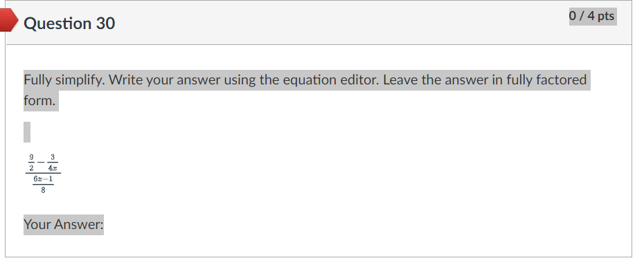 Solved Fully simplify. Write your answer using the equation | Chegg.com Solved Fully simplify. Write your answer using the equation | Chegg.com