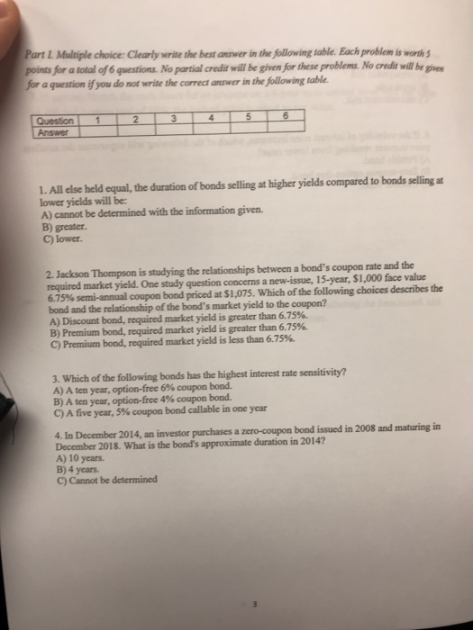 Solved Part L Multiple choice Clearly write the best answer | Chegg.com