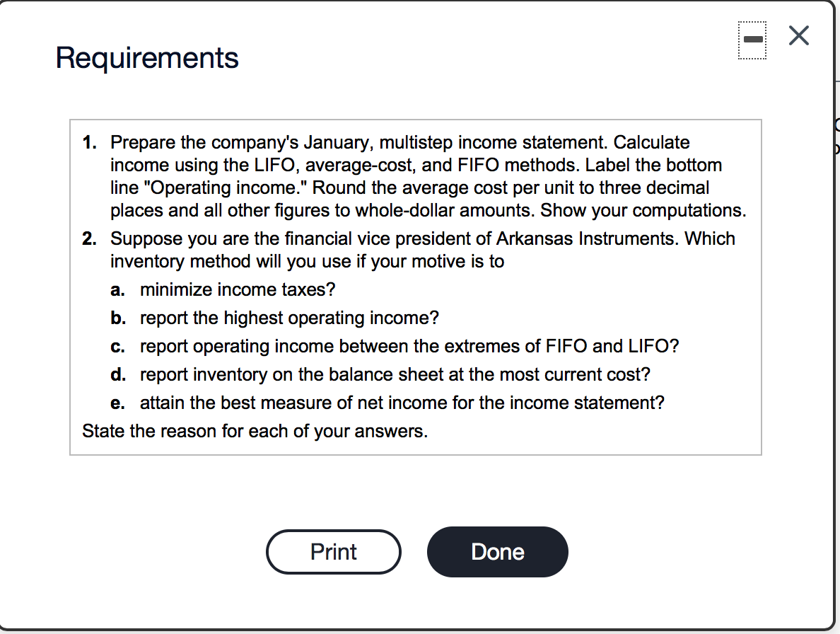 Solved Х Data Table Date Item Quantity Unit Cost Total | Chegg.com
