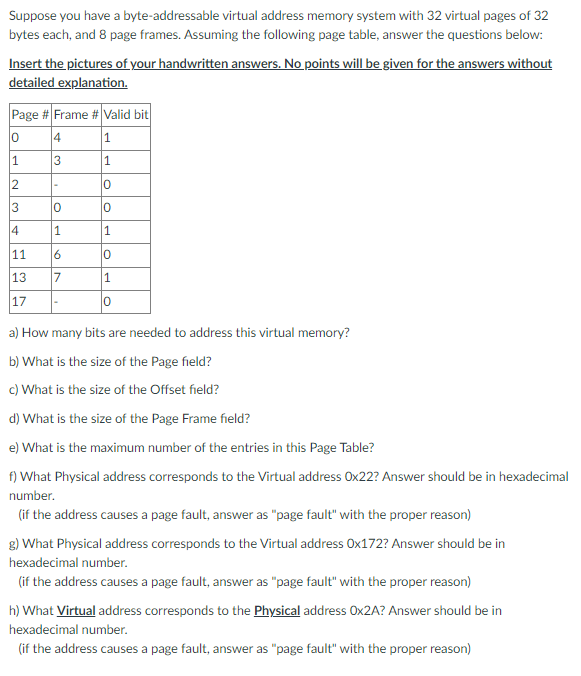 Solved Suppose you have a byte-addressable virtual address | Chegg.com