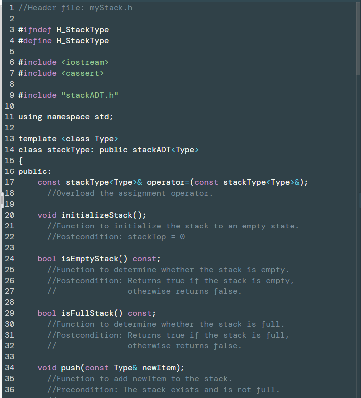 Solved This operation copies the elements of a stack in | Chegg.com