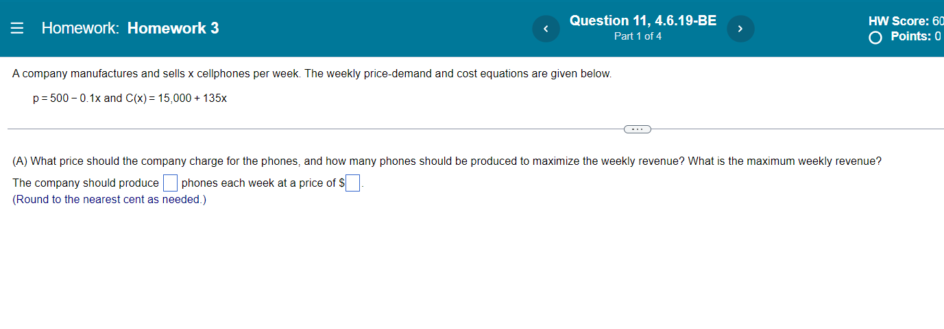 Solved Homework Homework 3 Question 10 4 6 21 Be Part 1
