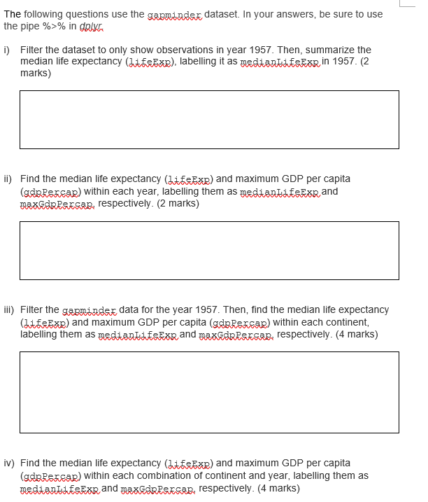 Solved b) The dplyr and ggplot2 library packages are applied | Chegg.com