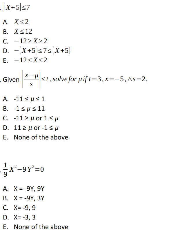 Solved - |X+5157 A. X