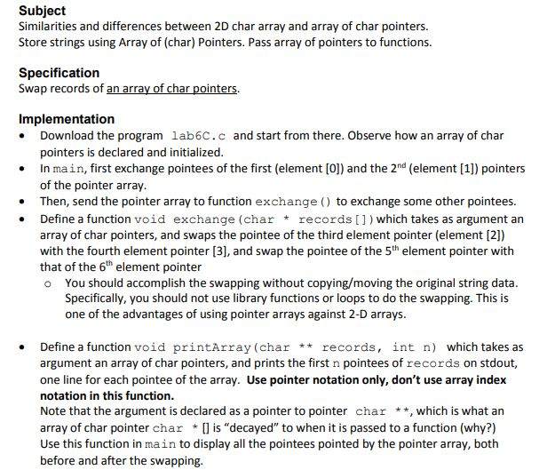 Solved Subject Similarities And Differences Between 2d Char