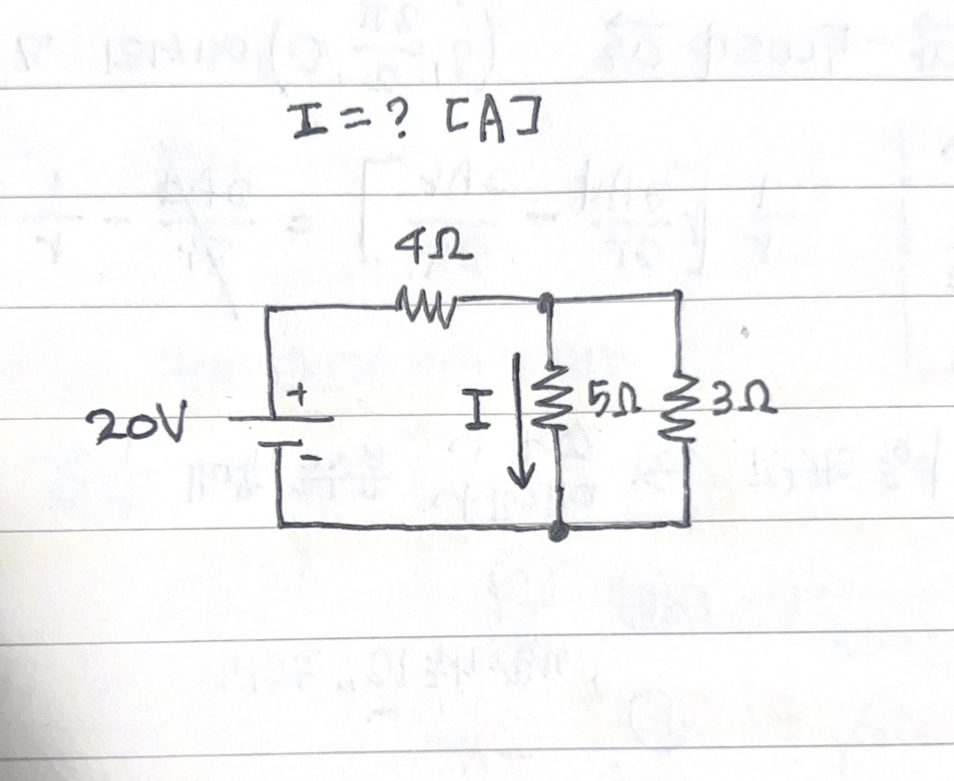 Solved Find the current passing through 5 ﻿ohms | Chegg.com