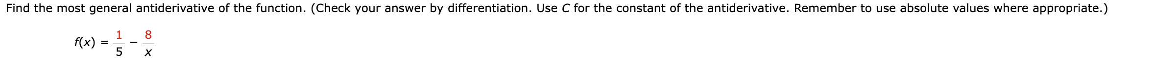 Solved f(x)=15-8x | Chegg.com