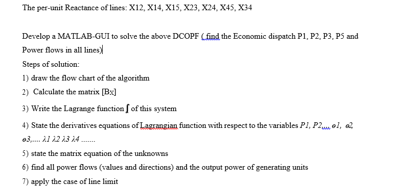 DCOPF Consider the following power network where bus | Chegg.com