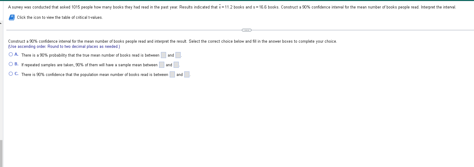 Solved Click the icon to view the table of critical | Chegg.com