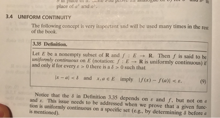 Solved 3.4.1. Using Definition 3.35, prove that each of the | Chegg.com