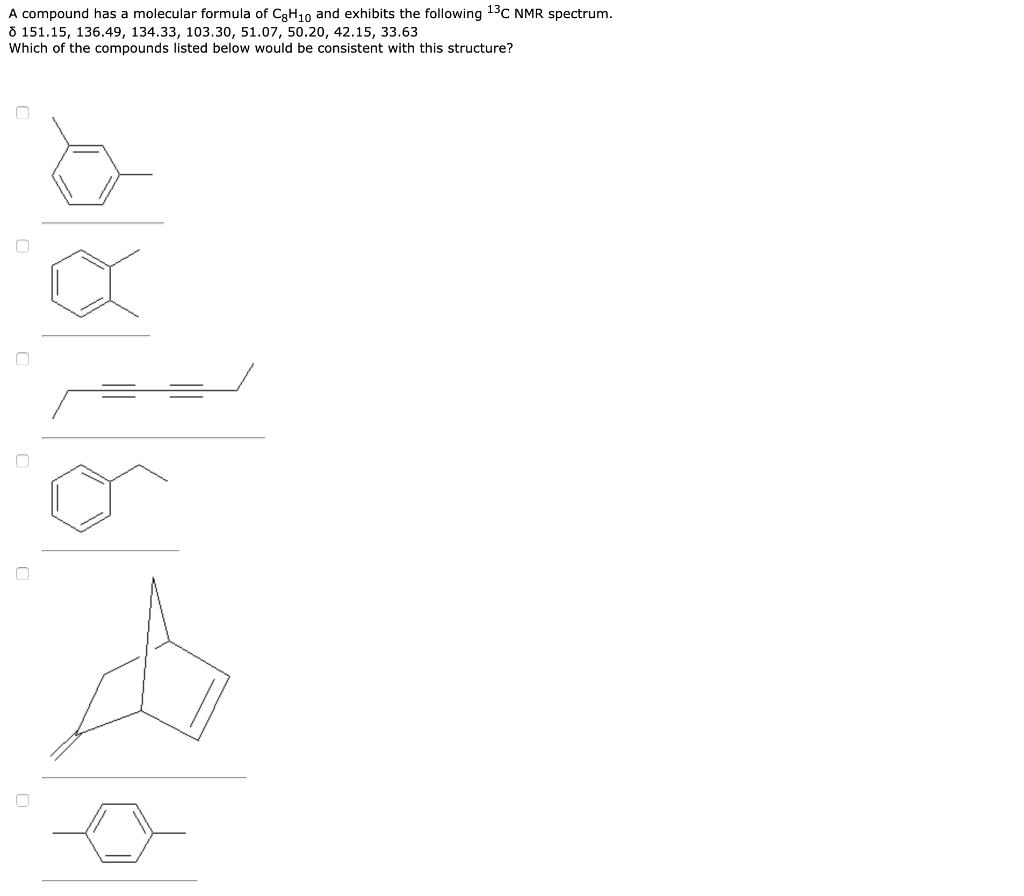 Solved A compound has a molecular formula of C4H6O2 and | Chegg.com