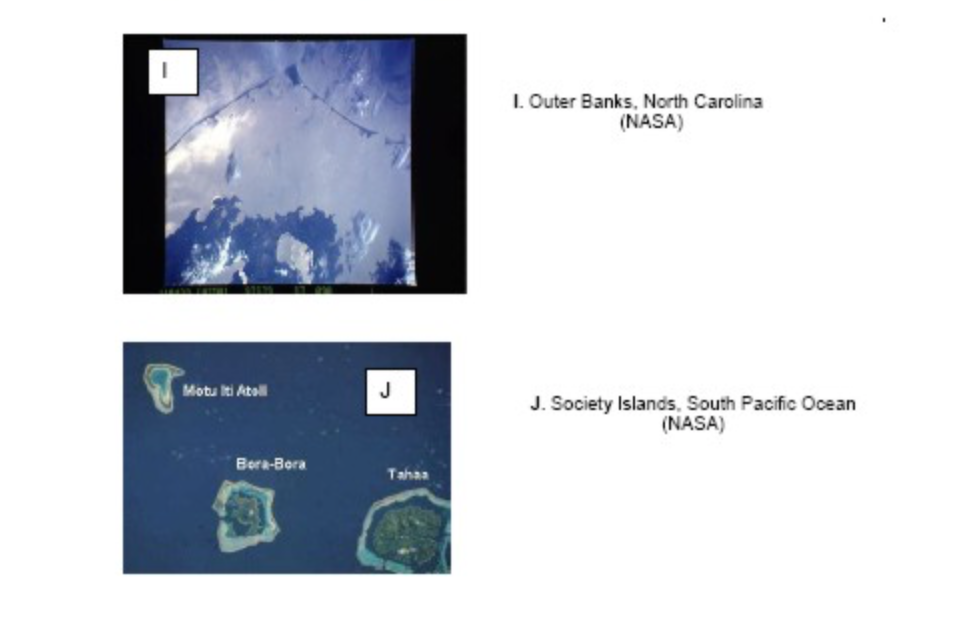 Solved Match an image with the types of coastline/ coastal | Chegg.com