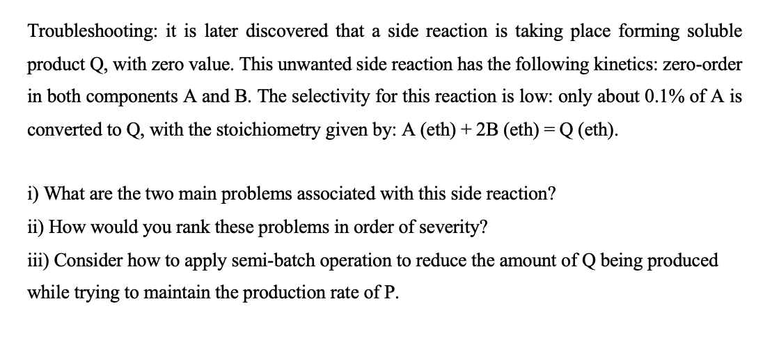 Solved Troubleshooting: it is later discovered that a side | Chegg.com