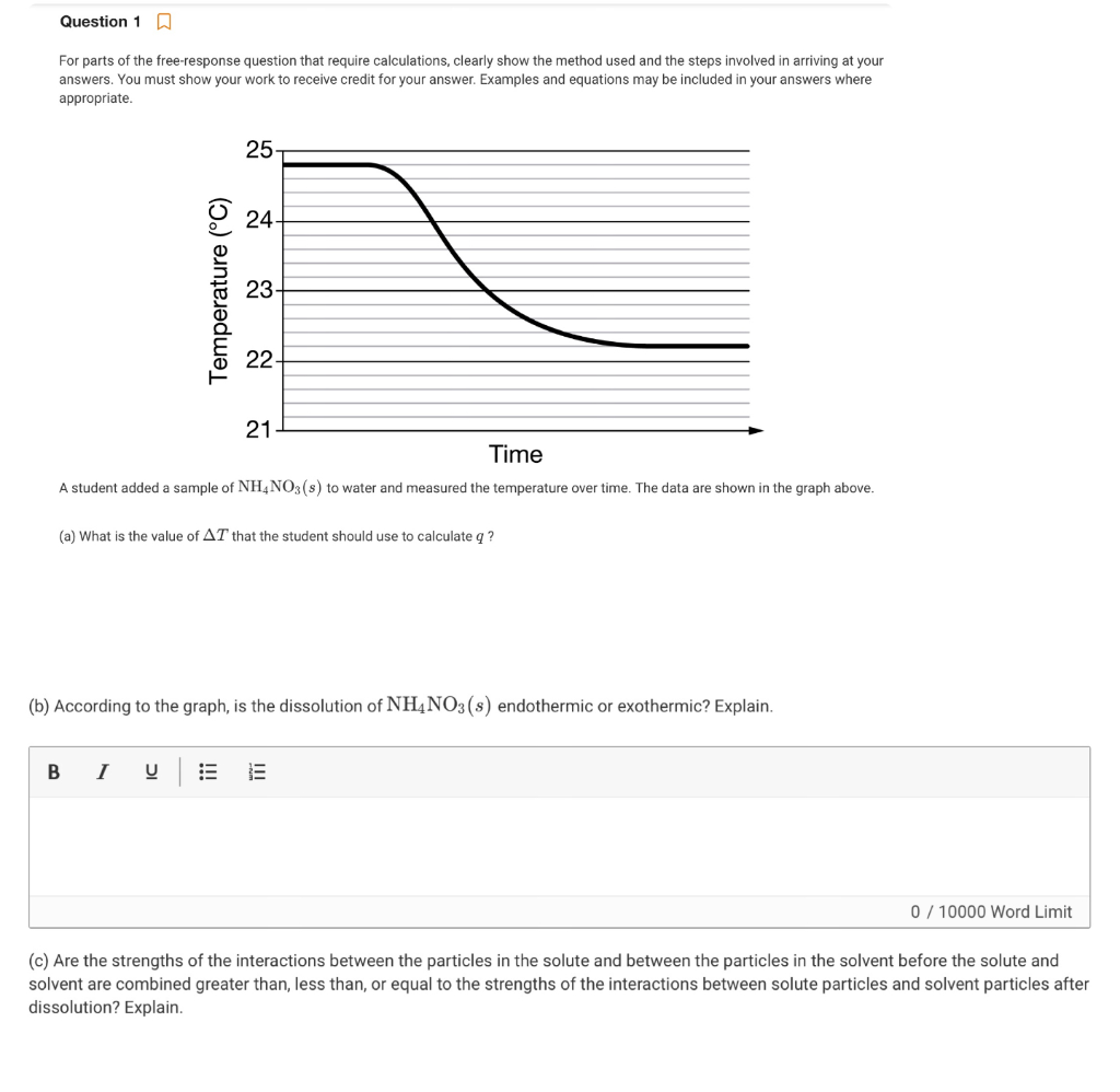 Solved Question 1 0 For parts of the free-response question | Chegg.com Solved Question 1 0 For parts of the free-response question | Chegg.com