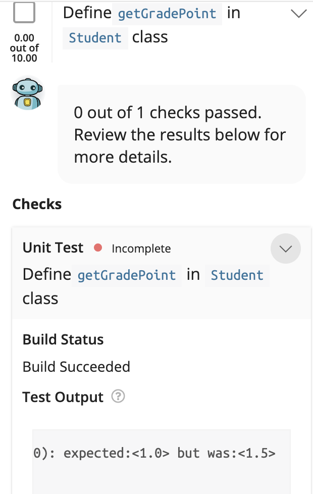 Solved JAVA CODING QUESTION, LOOK OVER MY WORK PLEASE. This | Chegg.com