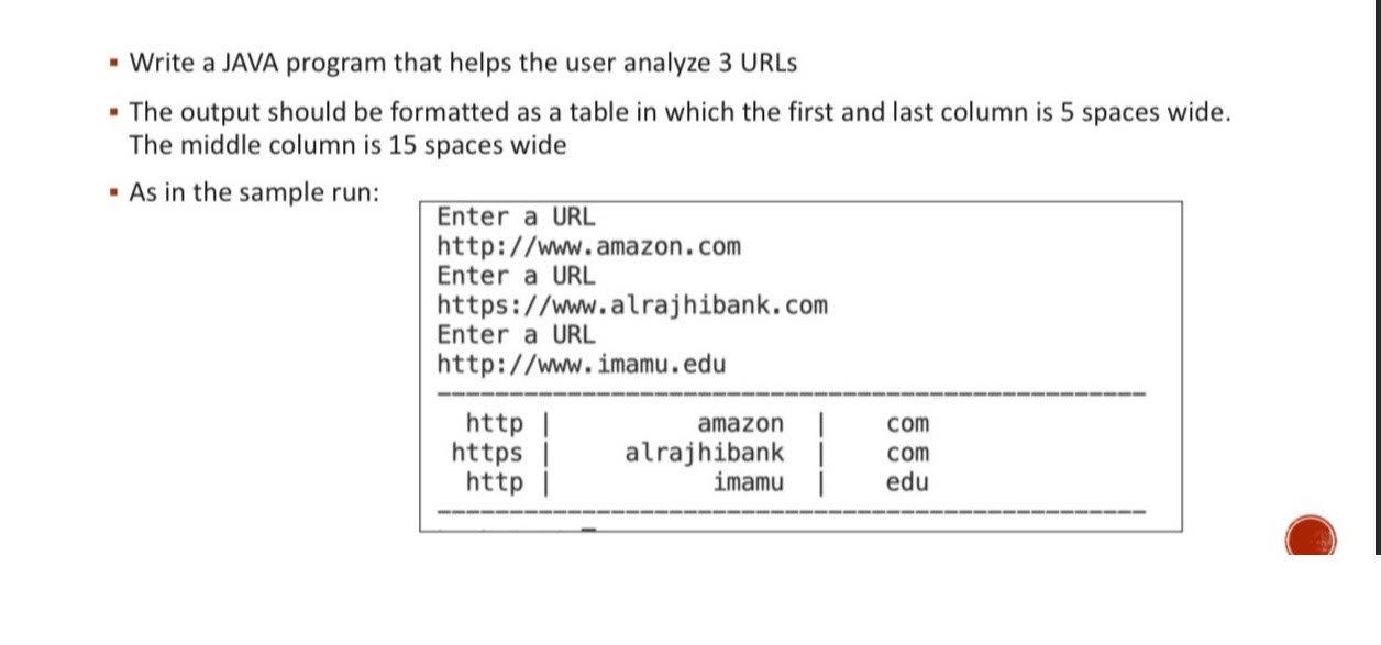 Solved Write a JAVA program that helps the user analyze 3 | Chegg.com