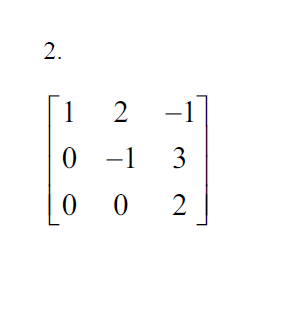 Solved Find all eigenvalues for each matrix. Also, find an | Chegg.com