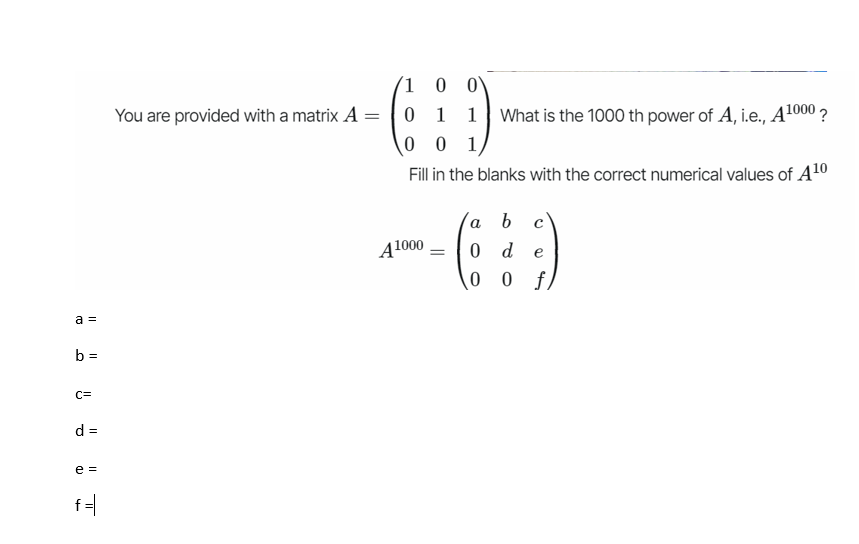 Solved You are provided with a matrix | Chegg.com