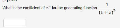 Solved Find the ordinary generating function for the | Chegg.com