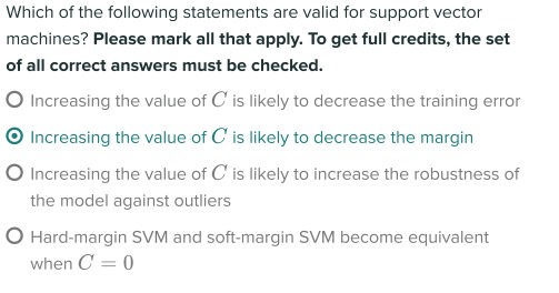 Solved Which of the following statements are valid for | Chegg.com