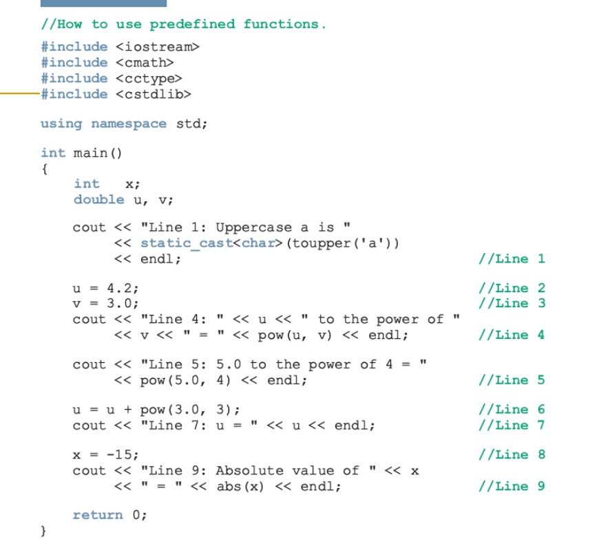 Solved Implement A Similar Program Using Other Predefined Chegg