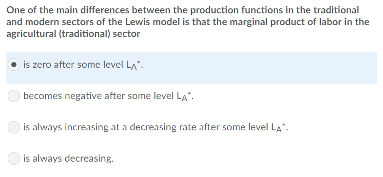 Solved One of the main differences between the production | Chegg.com