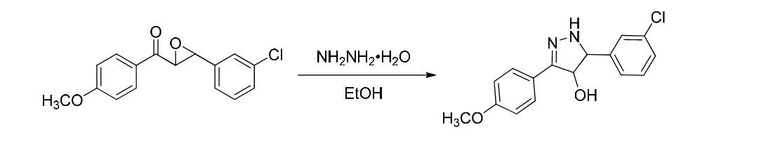 Solved CI NH2NH2•H20 EtOH OH H3C0 H3C0 | Chegg.com
