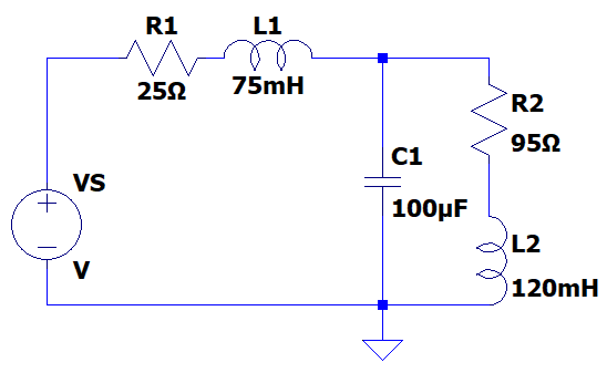 Solved Find the complex power on vs, R1 , R2 , L1 , L2 , and | Chegg.com