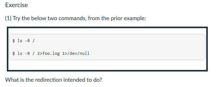 Solved stdin, stdout, stderr Every process has a set of | Chegg.com