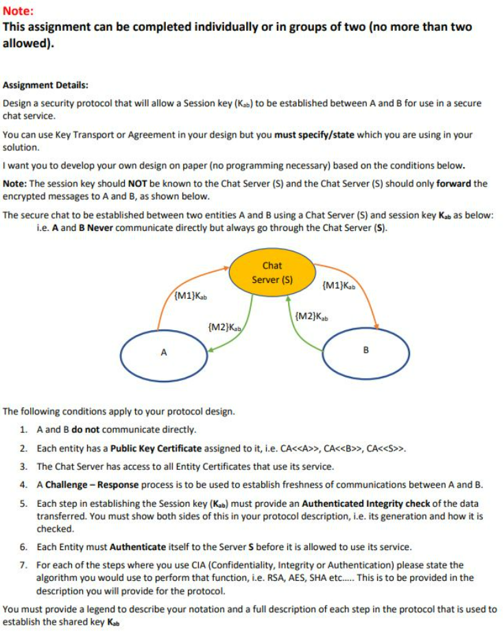 Solved Note: This assignment can be completed individually | Chegg.com