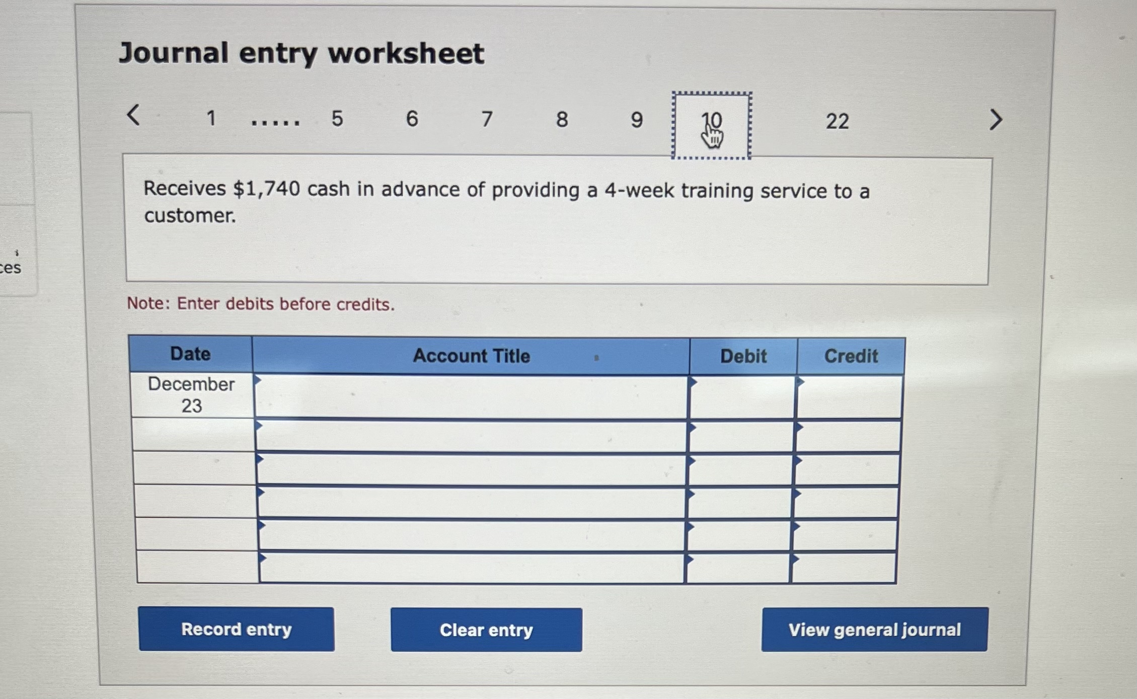 Solved Journal entry worksheet