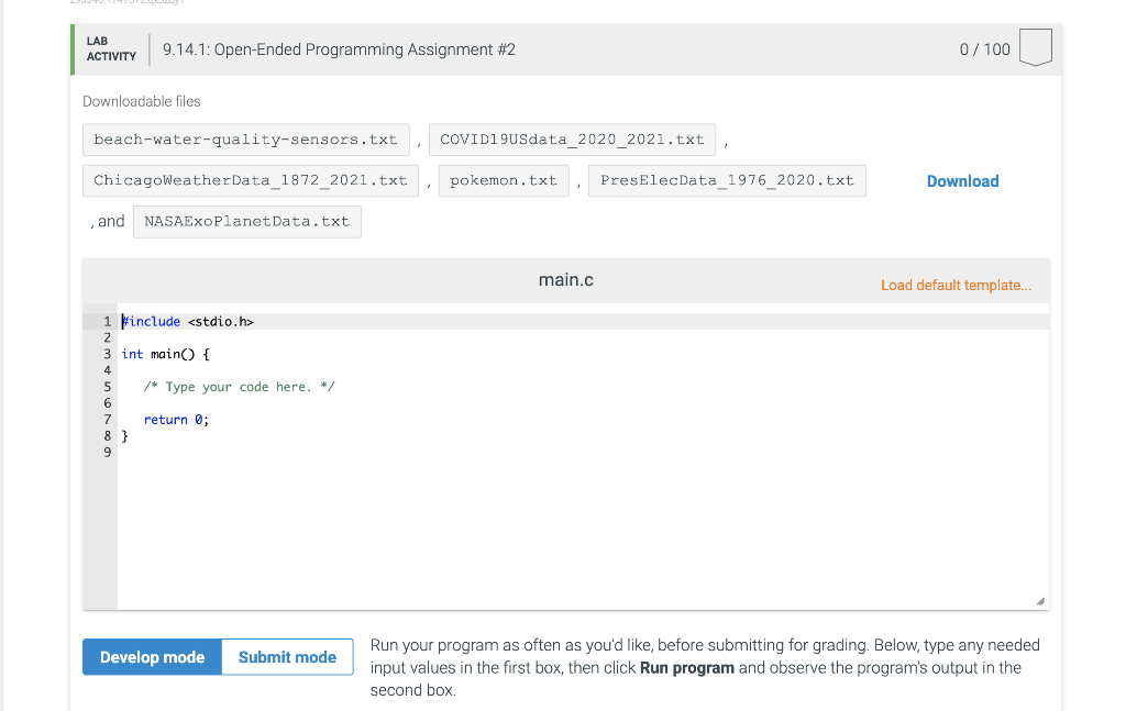 Project Description Write a program that analyzes, | Chegg.com