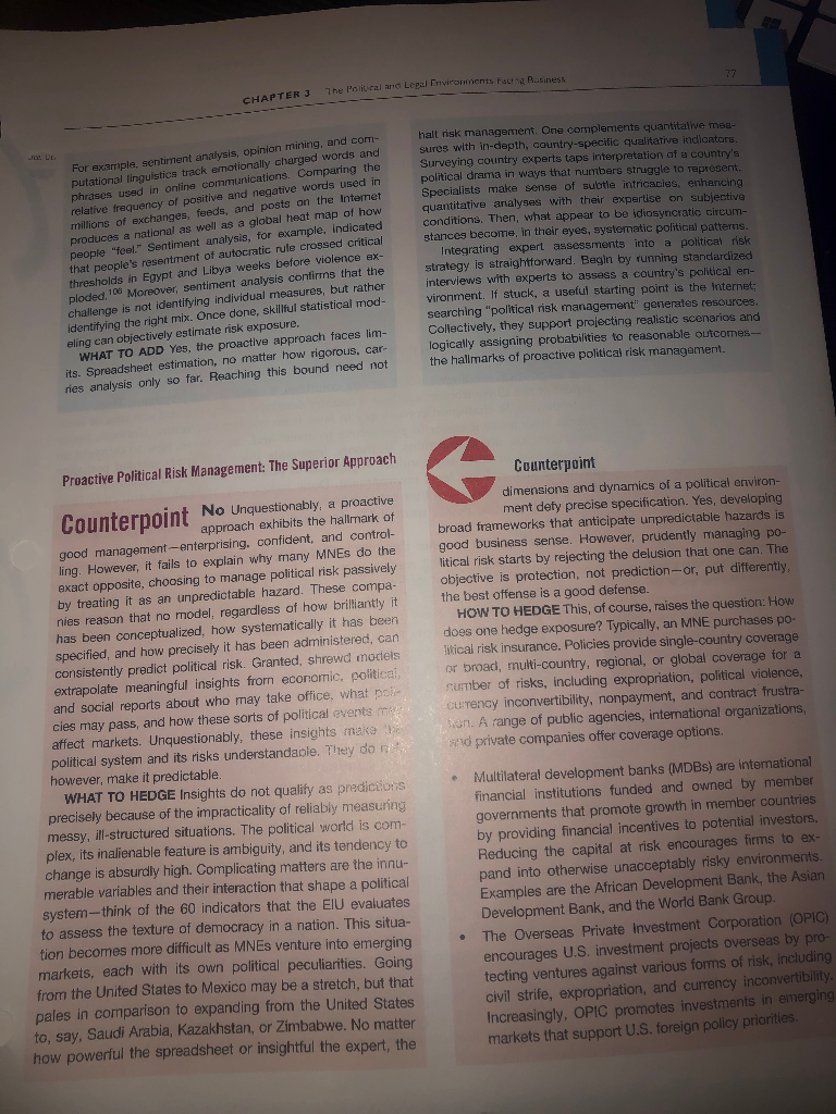 Solved Chapter 3 Explain the differences between | Chegg.com