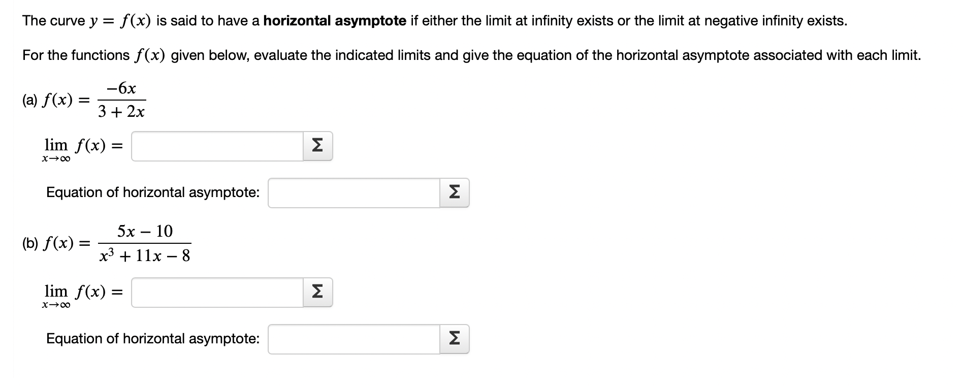 Solved The curve y=f(x) ﻿is said to have a horizontal | Chegg.com