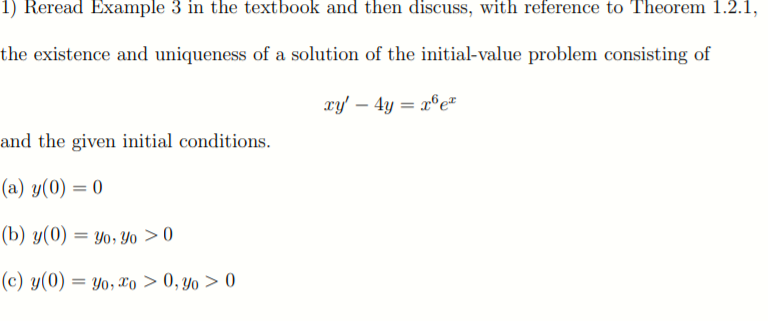Solved 1) Reread Example 3 in the textbook and then discuss, | Chegg.com