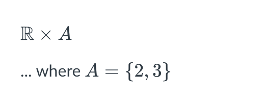 Solved R×A … where A={2,3}For the set above which is | Chegg.com