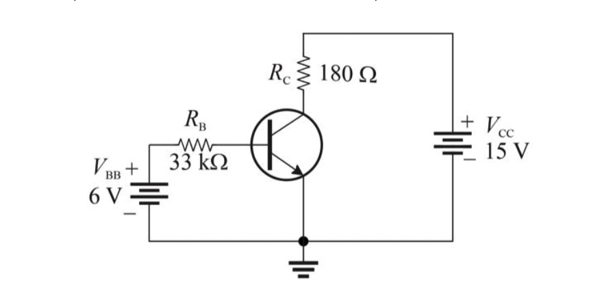 Solved 42) Find the base resistor that will drives the | Chegg.com