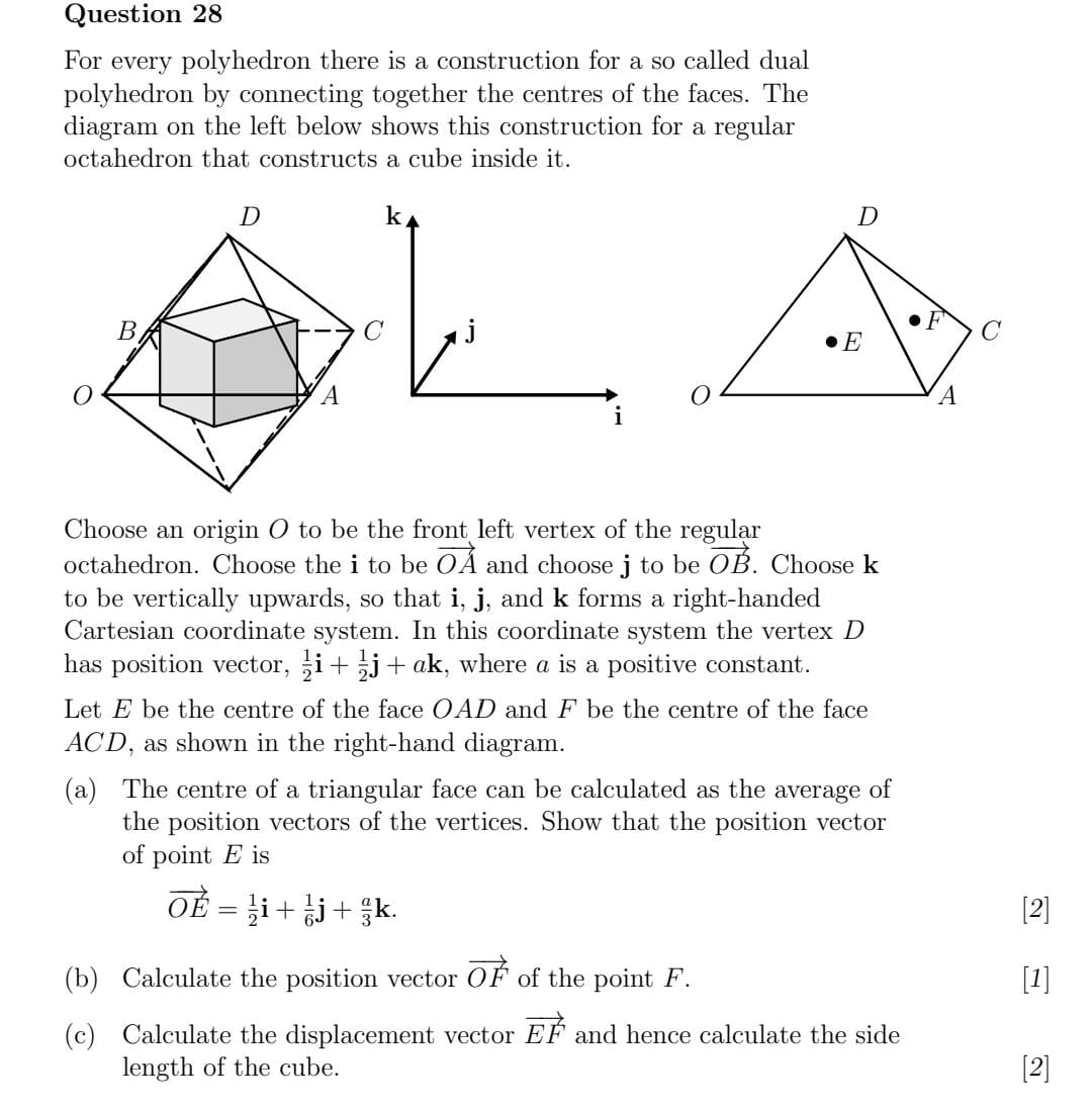 Solved Question 28 For every polyhedron there is a | Chegg.com