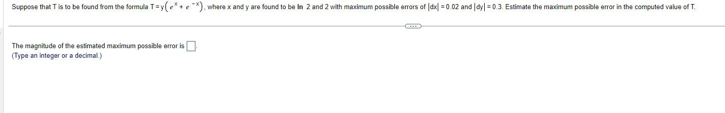 Solved a. Use a differential to estimate the relative error | Chegg.com