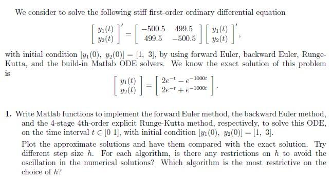 Solved please solve this advanced math problem using | Chegg.com