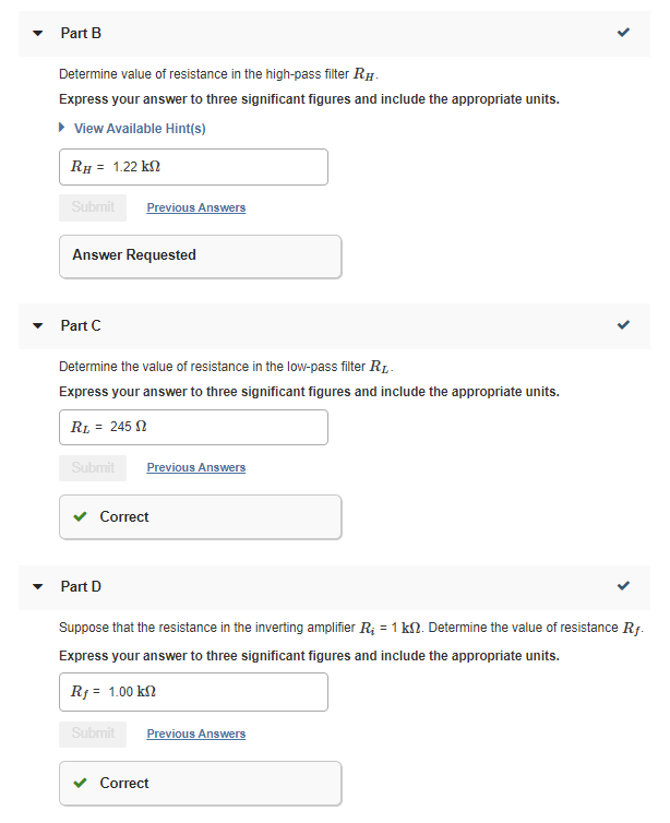 Solved II Review Constants Using C = 130 nF capacitors, | Chegg.com