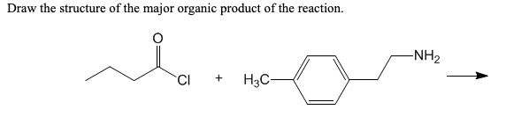 Solved Draw the structure of the major organic product of | Chegg.com