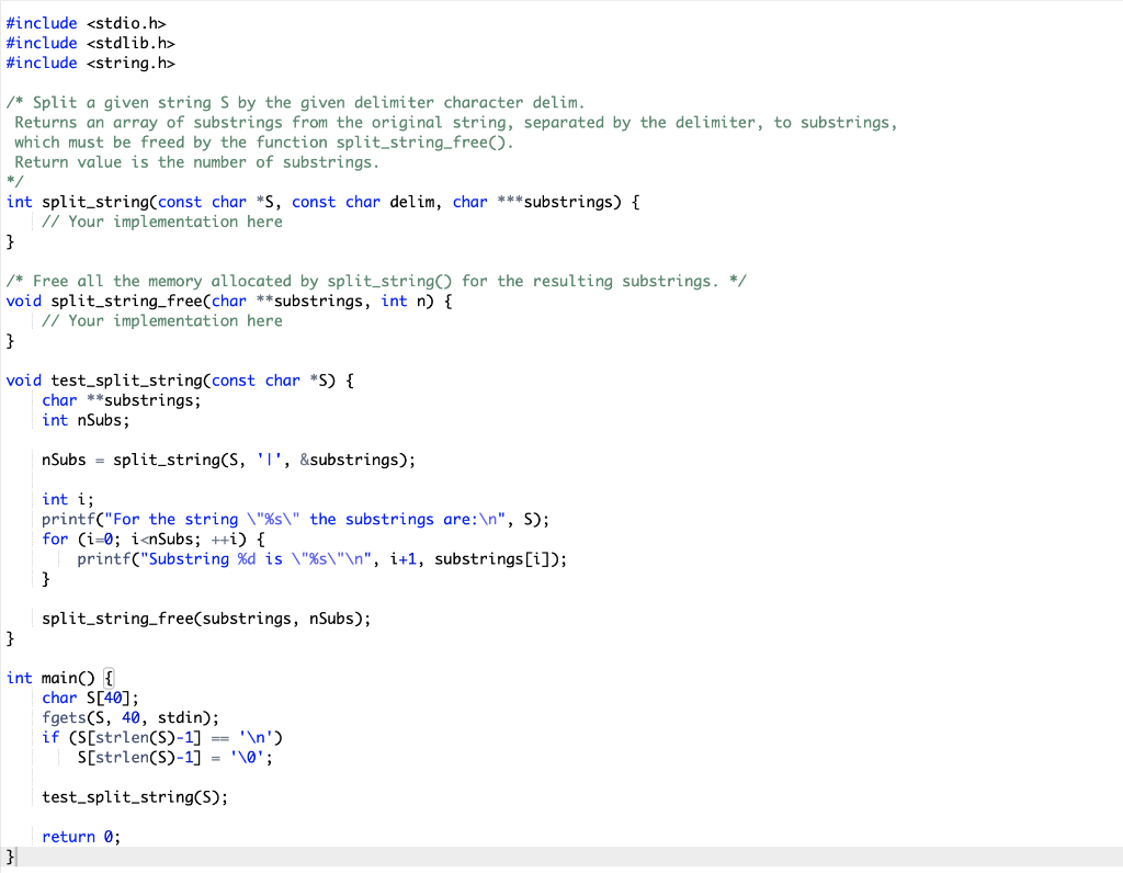 Solved 12 6 LAB Split A String By A Delimiter In This Lab Chegg