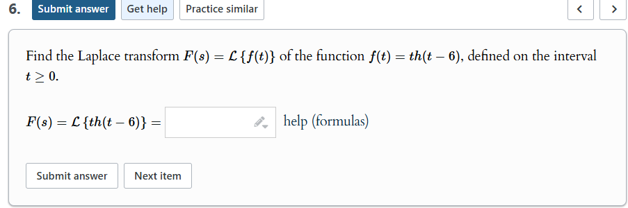 Solved Find the Laplace transform F(s)=L{f(t)} of ﻿the | Chegg.com