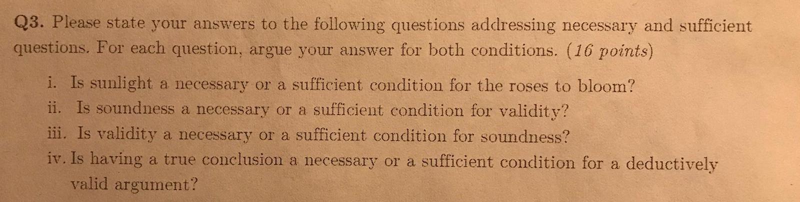 Solved Q3. Please state your answers to the following | Chegg.com