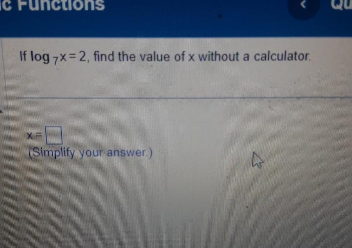 Solved Find b without using a calculator. logb125=−3 b= | Chegg.com