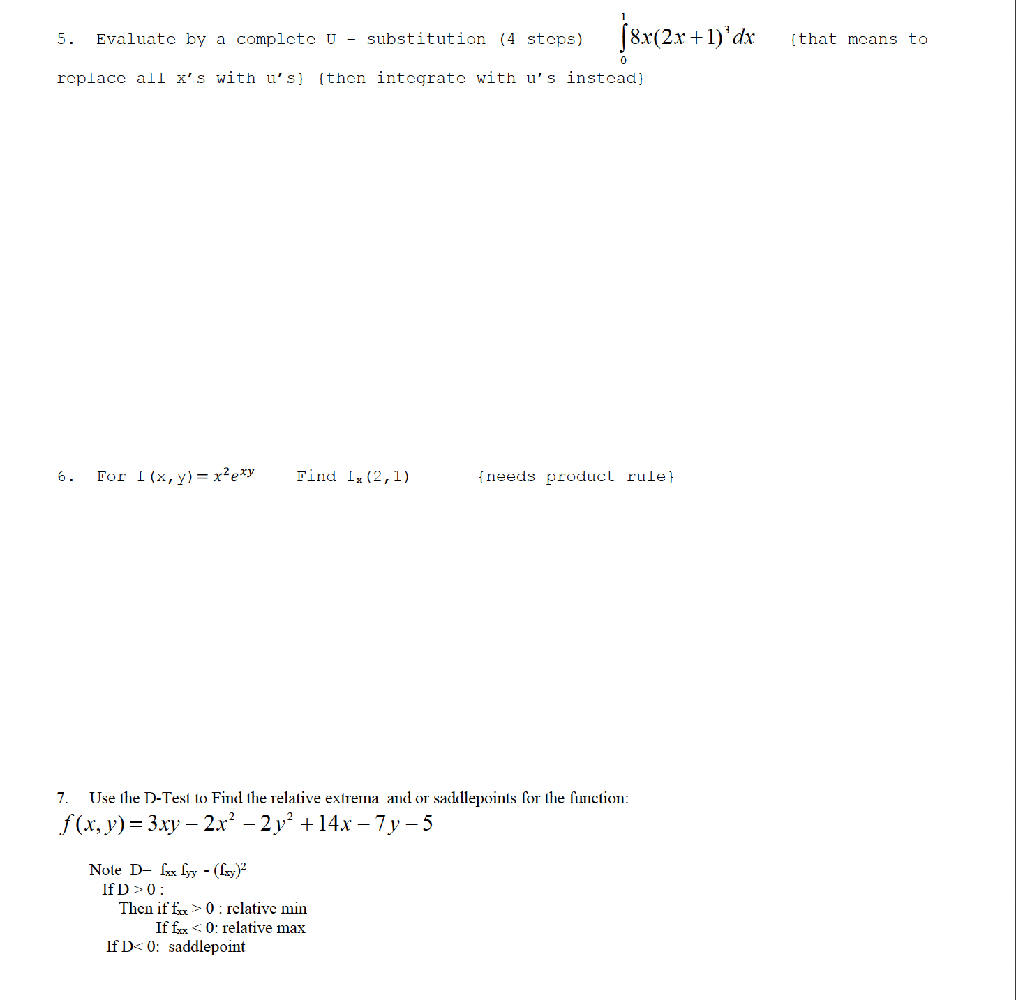 Solved 5. Evaluate by a complete U - substitution (4 steps) | Chegg.com